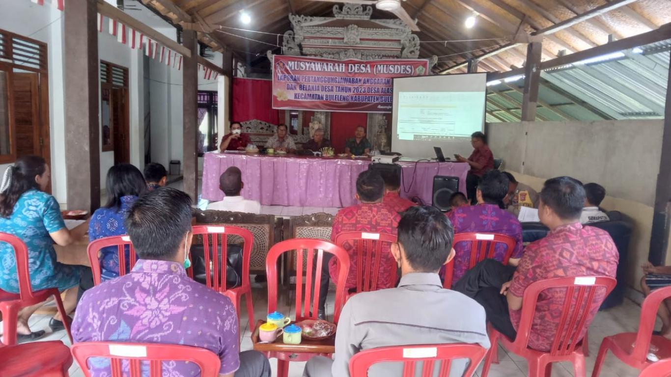 Musyawarah Desa Penyampaian Laporan Pertanggungjawaban Penyelenggaraan